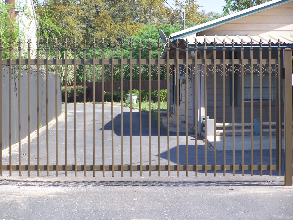 Custom Steel Gate - Carport Patio Covers Awnings San Antonio - Best ...